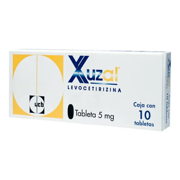 XUZAL 5mg 10 Tabletas UCB - City Derm
